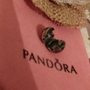 Pandora | Jewelry | Pandora Red Pave Heart Clip | Poshmark
